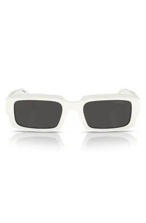 Prada Prada 55mm Cat Eye Sunglasses Bone