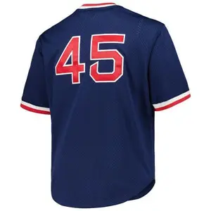 Mitchell & Ness Pedro Martinez Boston Red Sox 1999 Cooperstown Collection Mesh Pullover Jersey