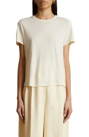 Khaite Khaite Emmylou T-Shirt Cream