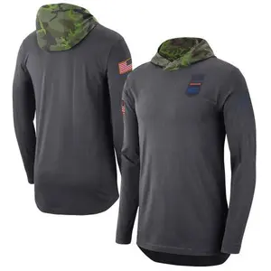 JORDAN BRAND Nike Florida Gators Military Long Sleeve Hoodie T-shirt - Anthracite