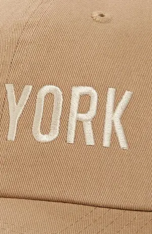 American Needle New York Cotton Baseball Cap - Khaki