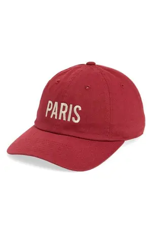 American Needle Paris Baseball Cap - Burgundy