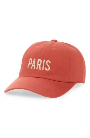 American Needle American Needle Paris Baseball Cap Nantucket Red