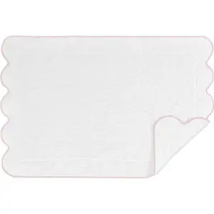 MATOUK Cairo Scallop Tub Mat - Pink