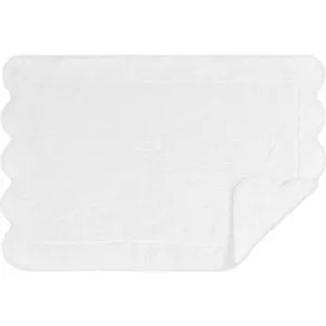 MATOUK Cairo Scallop Tub Mat - White