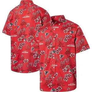 Reyn Spooner Atlanta Falcons Kekai Button-up Shirt At Nordstrom Red
