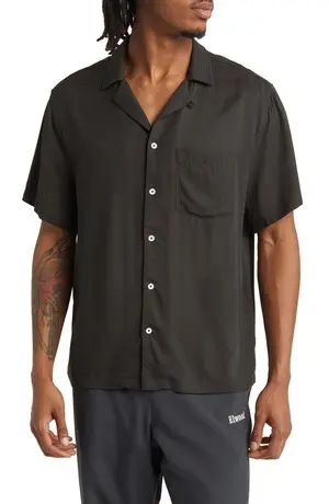 ELWOOD Camp Shirt Off Black