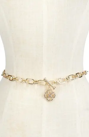 Kate Spade New York Spade Charm Chain Belt