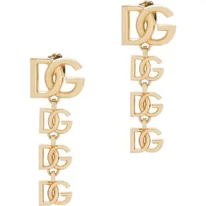 Dolce & Gabbana Charm Drop Earrings - Gold
