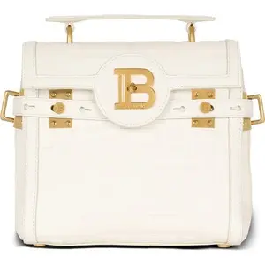 Balmain B-buzz 23 Monogram Top Handle Bag