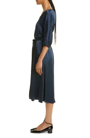 Max Mara Pantera Satin Dress