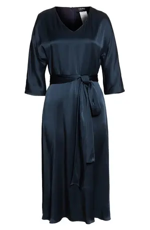 Max Mara Pantera Satin Dress