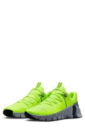 Nike Free Metcon 5 Training Shoe Volt/ Diffused Blue/ Grey