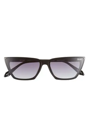 Quay QUAY Bad Habit Cat Eye Sunglasses Black/ Smoke