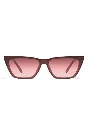 Quay QUAY Bad Habit Cat Eye Sunglasses Oxblood/smoke
