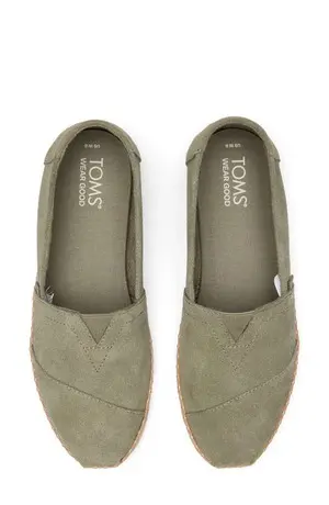 Toms Classic Alpargata Slip-on Sneaker - Grey