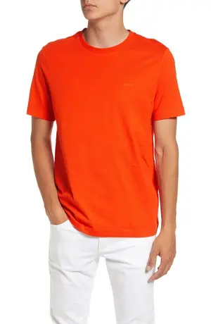 BOSS Thompson Solid T-shirt Bright Orange