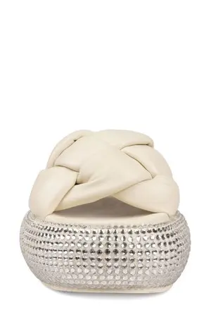 ZIGI Shappy Crystal Platform Slide Sandal