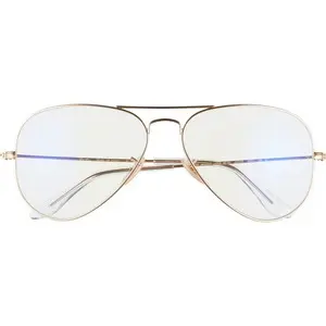 Ray-ban 58mm Aviator Everglasses - Shiny Gold