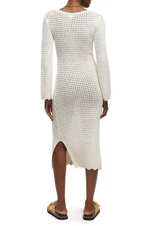 RIVER ISLAND Crochet Cover-up Maxi Dress