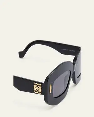 Loewe Anagram Acetate Rectangle Sunglasses
