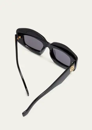Loewe Anagram Acetate Rectangle Sunglasses