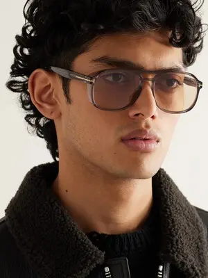 TOM FORD Aviator-style Sunglasses