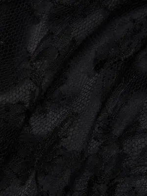 Adam Lippes Samira High-neck Lace Top