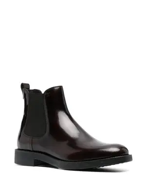 TOD'S Leather Chelsea Boots - Red