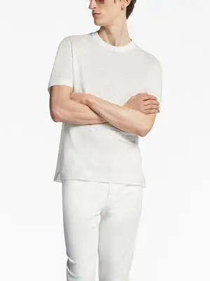 Zegna Short-sleeve Linen T-shirt
