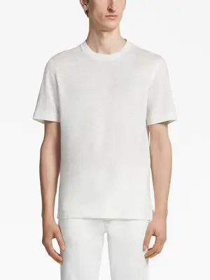 Zegna Short-sleeve Linen T-shirt