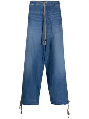GREG LAUREN Hybrid Loose-fit Jeans - Blue