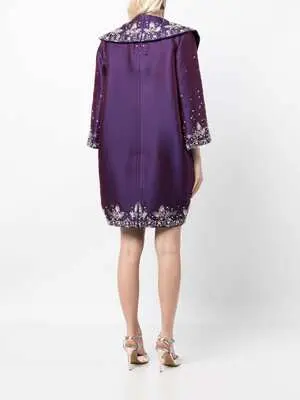 SAIID KOBEISY Mikado Beaded Satin Jacket