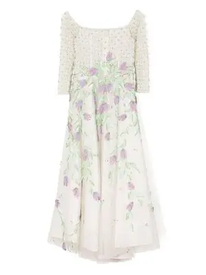 SAIID KOBEISY Off-shoulder Tulle Dress