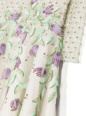 SAIID KOBEISY Off-shoulder Tulle Dress