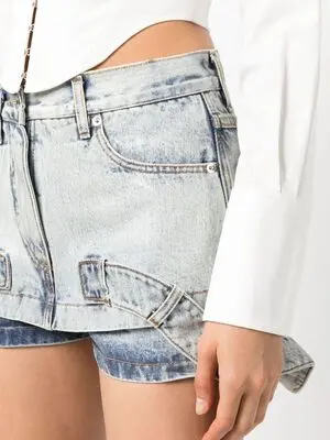 ALMAZ Skirtpant Layered Mini Skirt