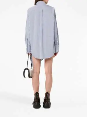 JW Anderson Striped Long-sleeve Shirt - Blue