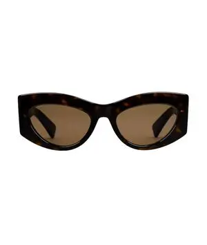 Gucci Cat-Eye Frame Sunglasses Dark Brown