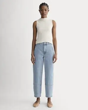 Everlane Utility Barrel Jean - Light Indigo