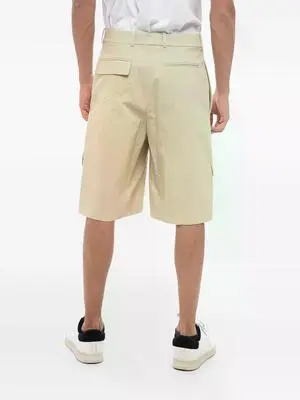 Alexander McQueen Tailored Cotton Shorts - Blue