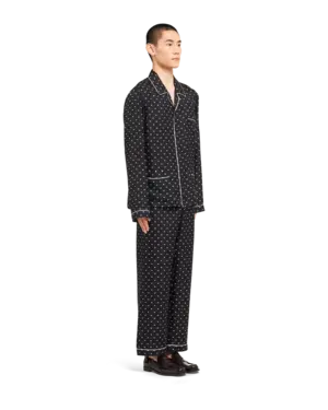 Prada Silk Twill Pajamas