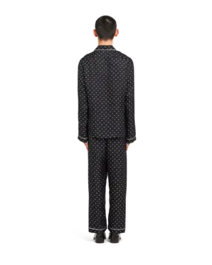 Prada Silk Twill Pajamas