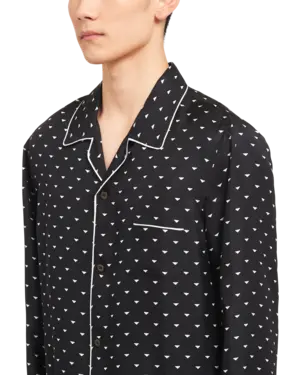 Prada Silk Twill Pajamas