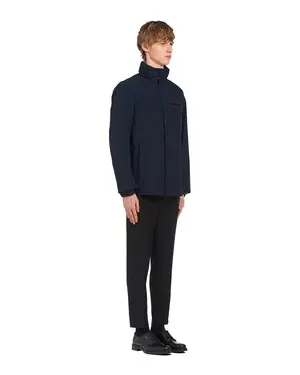 Prada Technical Fabric Blouson Jacket - Blue