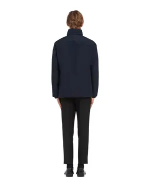 Prada Technical Fabric Blouson Jacket - Blue