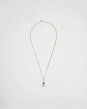 Prada Robot Jewels Pendant Necklace