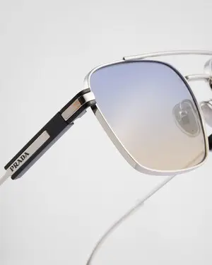Prada Sunglasses With Metal Frame