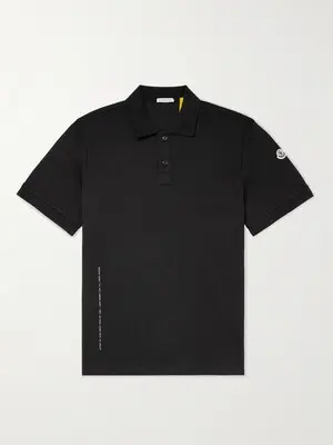 Men's Moncler Black Polos