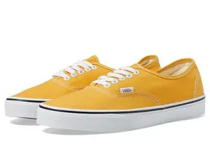 VANS Vans Authentic Low Top Lace-Up Canvas Sneakers Orange