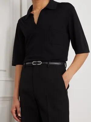 Saint Laurent 2cm Leather Belt